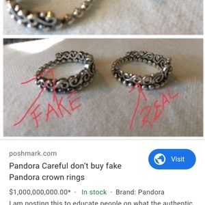 Pandora | Jewelry | Do Not Purchase Listing Be Aware Of Fake Pandora ...